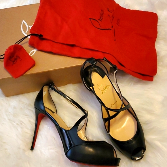 Christian Louboutin | Shoes | Authentic Bella 0 Nappa Shinypat Vinyl ...